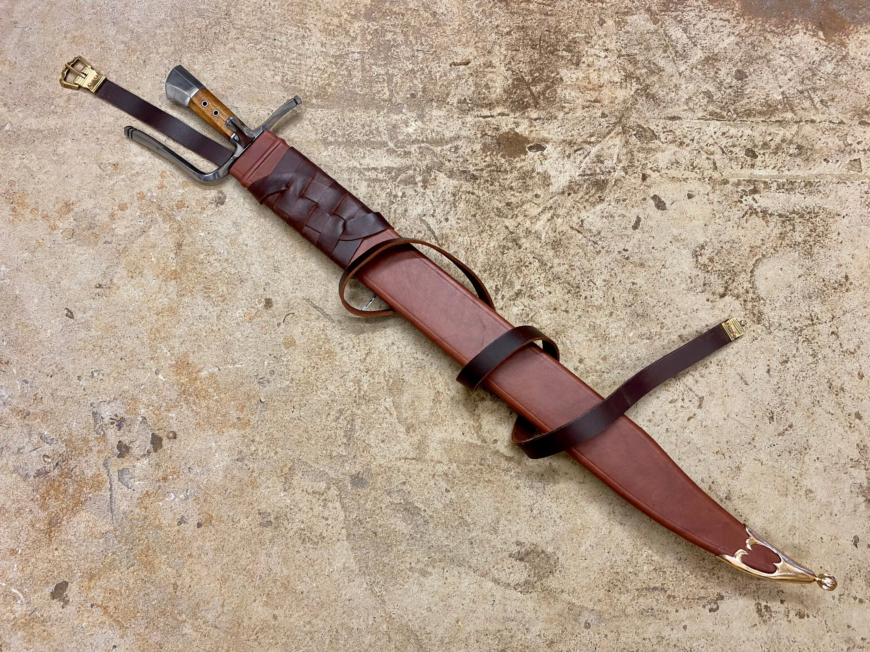 Grosses Messer Medieval Reproduction Sword 1480-1540 – Tod Cutler