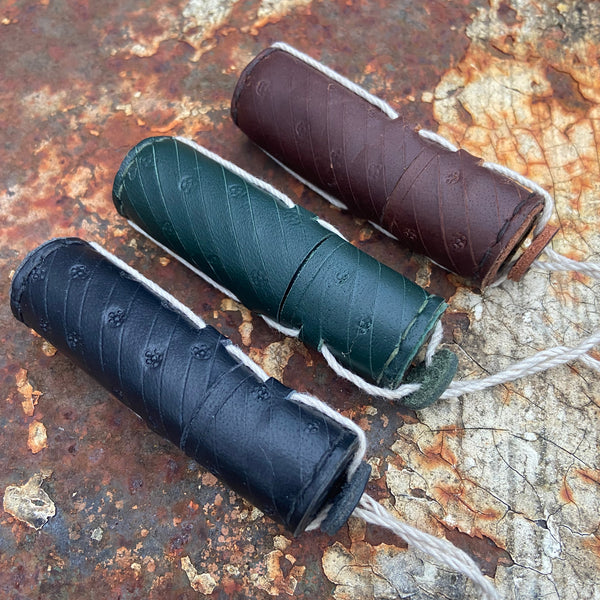 Medieval leather needle case – Tod Cutler