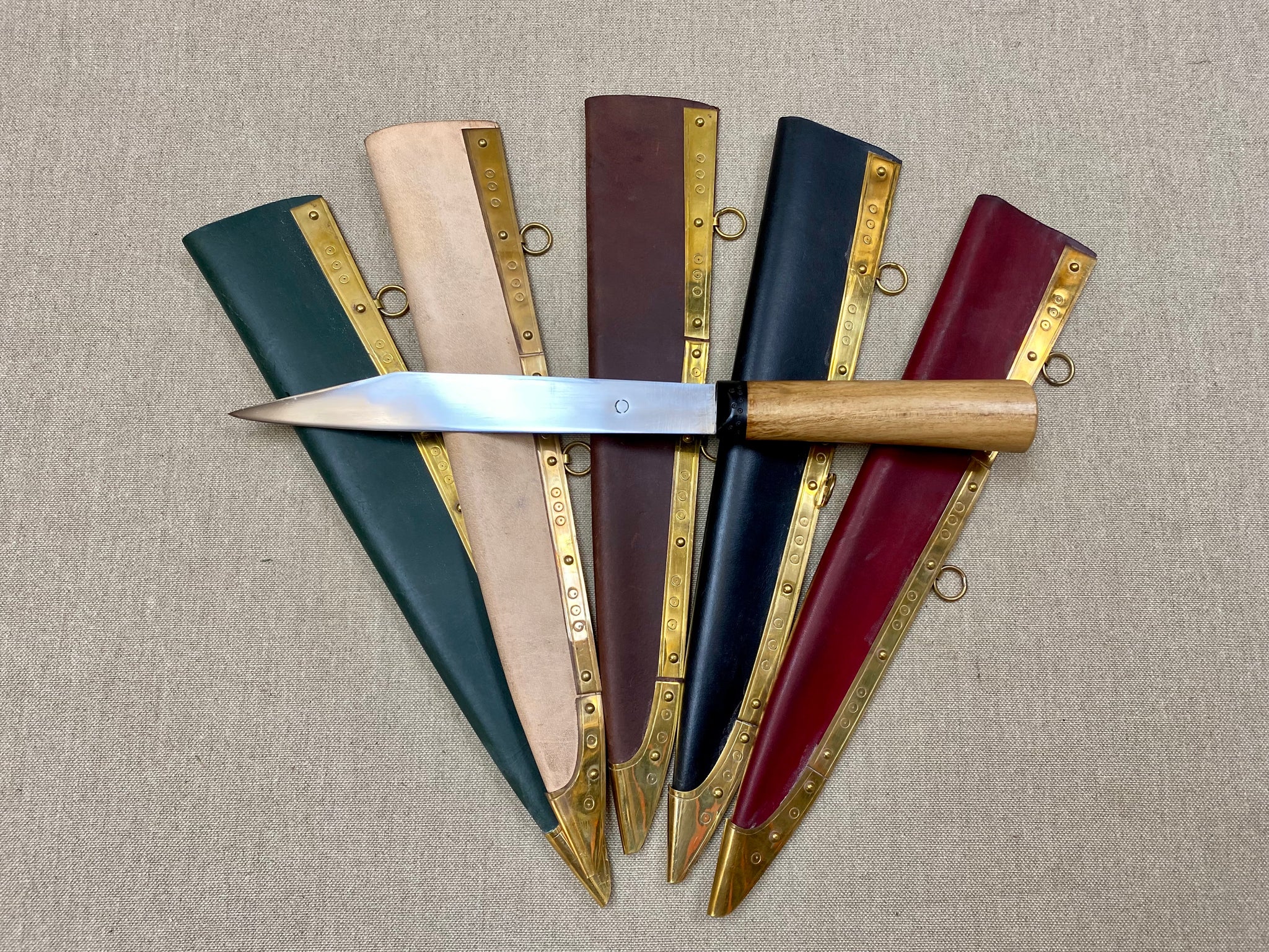 Shop Now - Handmade Medieval Langseax Knife - Tod Cutler