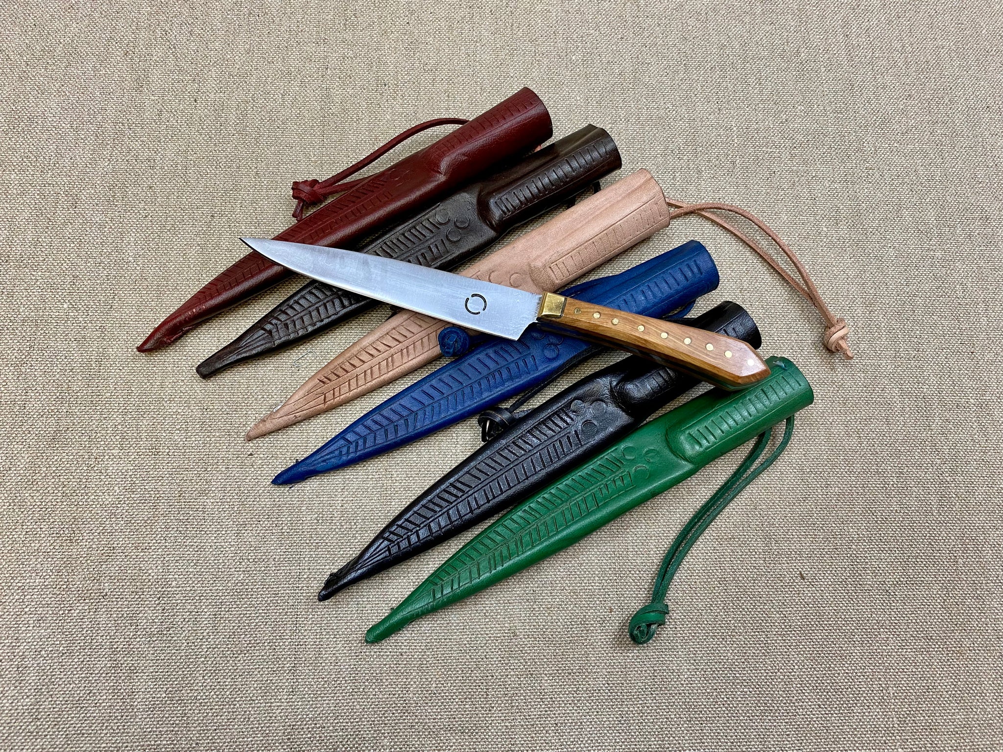 Medieval Eating Knives - Wood Handled - Tod Cutler